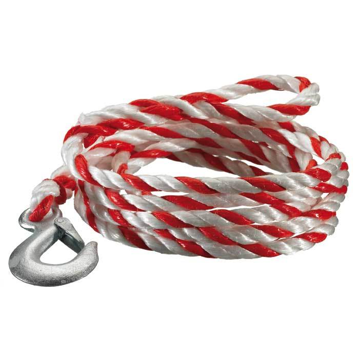 Slæbetov med krog 2000 kg - billigst hos daekbutikken.dk