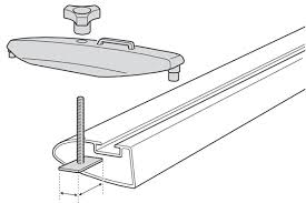 Thule Box T-track adapter 20x27mm for PowerClick - billigst hos ...